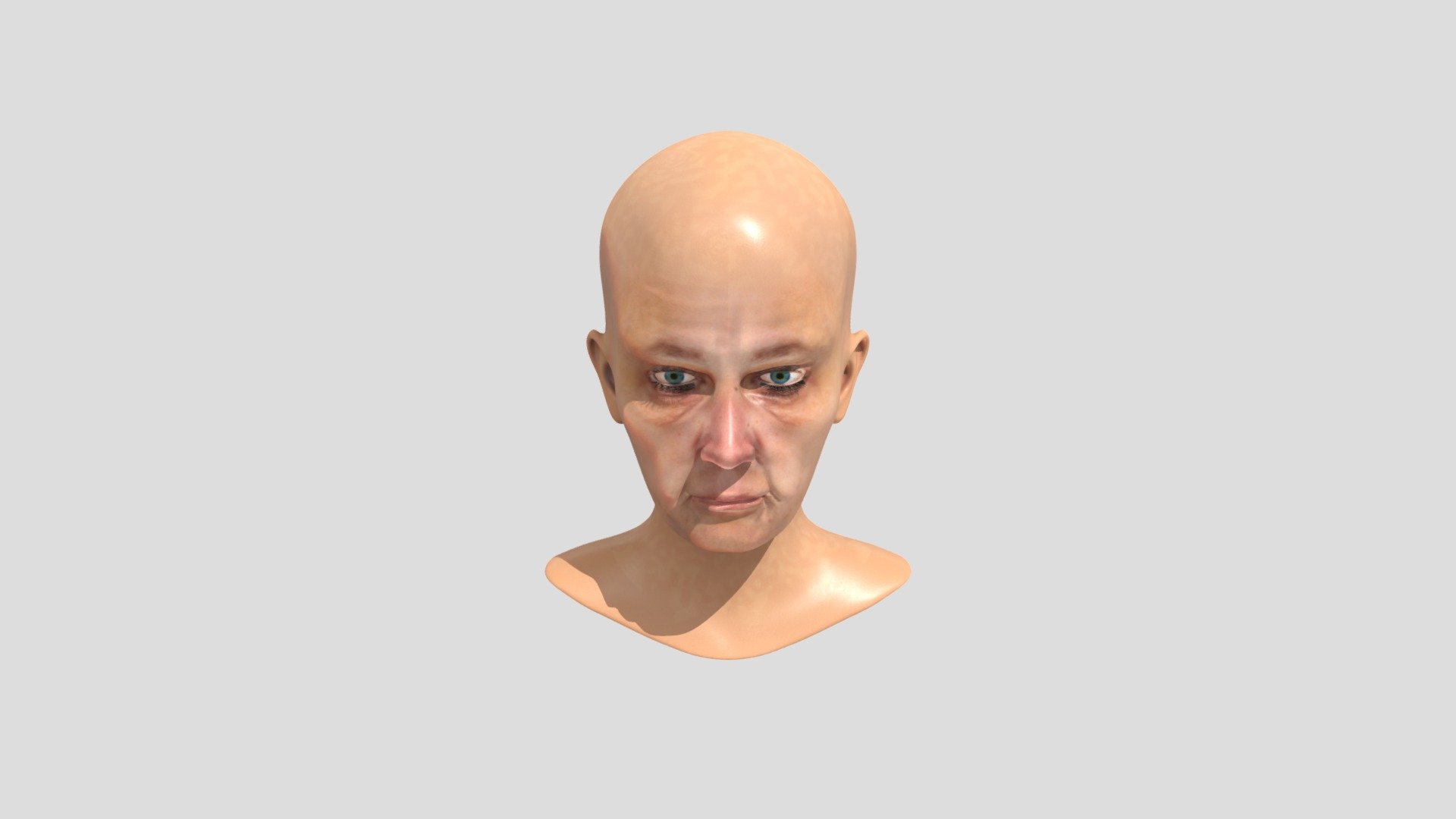Female Old - 3D model by kirstenhunter [d343336] - Sketchfab