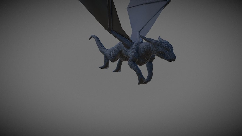 Flying Dragon - 3D model by Weronika Sikora (@abacusa) [d343794 ...