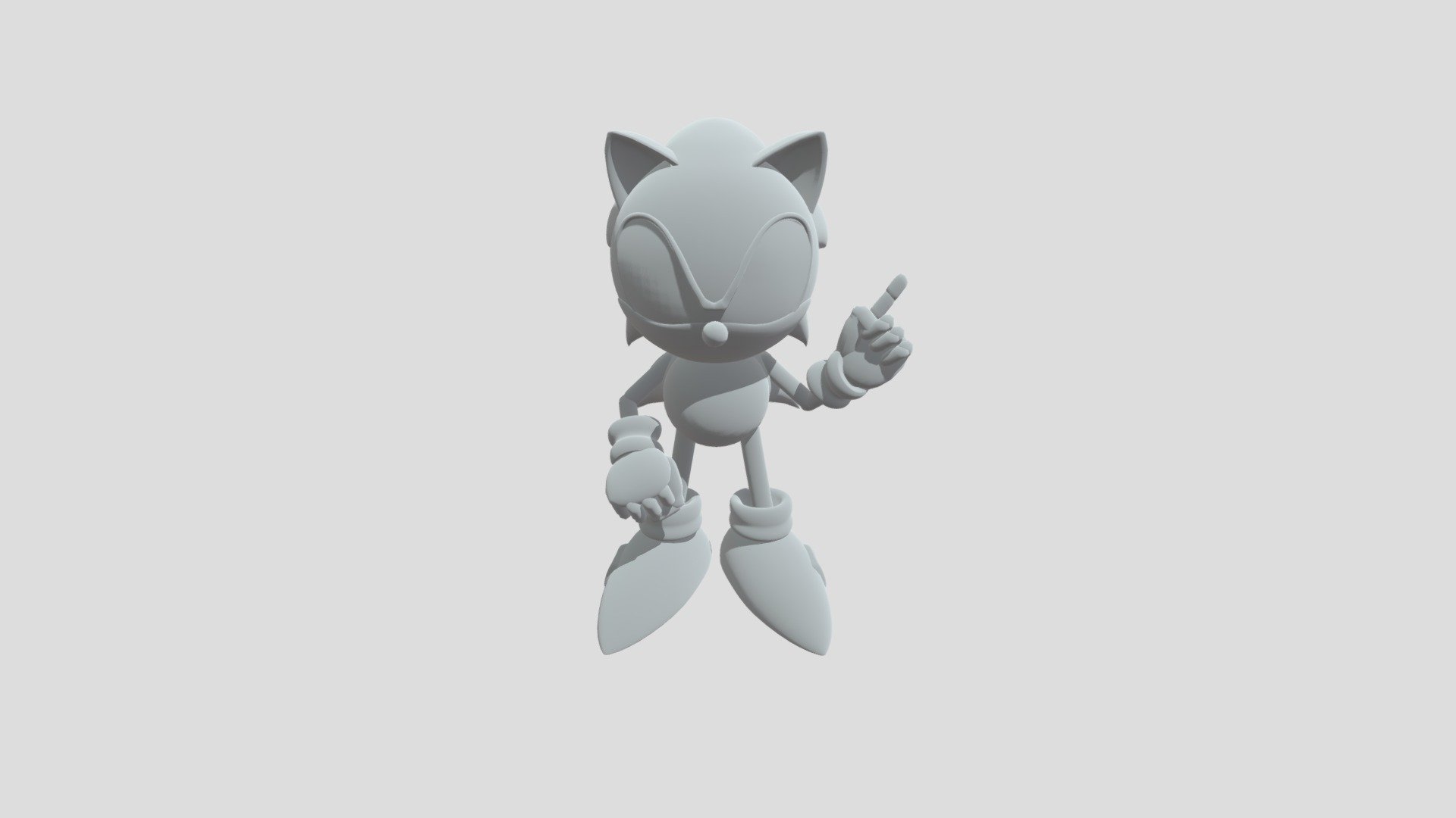 X- Treme Sonic Model - 3D model by Neco-arc epic fan (@Neco-arc_epic ...