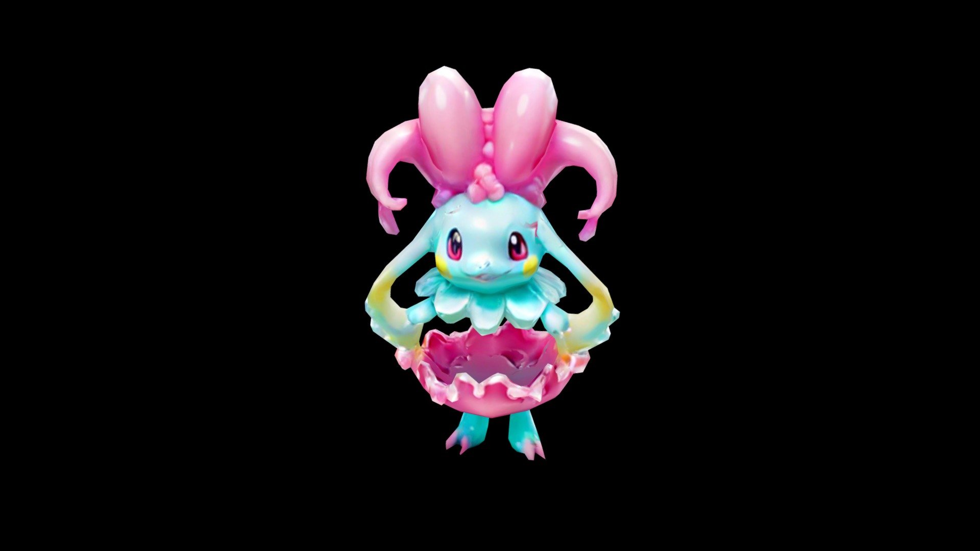 "Pink Rabbit Ear Fantasy Beast Mammal Organism i - Download Free 3D ...