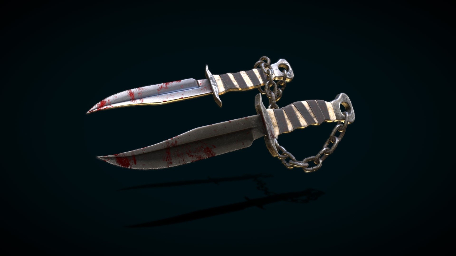Chained Knives - 3D model by Shane McIntyre (@ShaneMcIntyre) [d3454fb ...