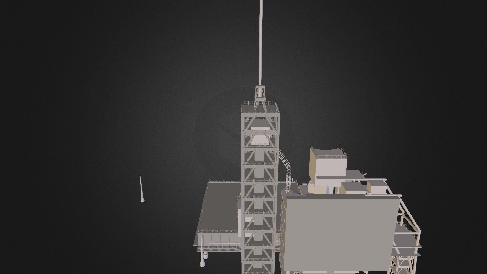 launch pad - 3D model by fadhilsurya [d348788] - Sketchfab