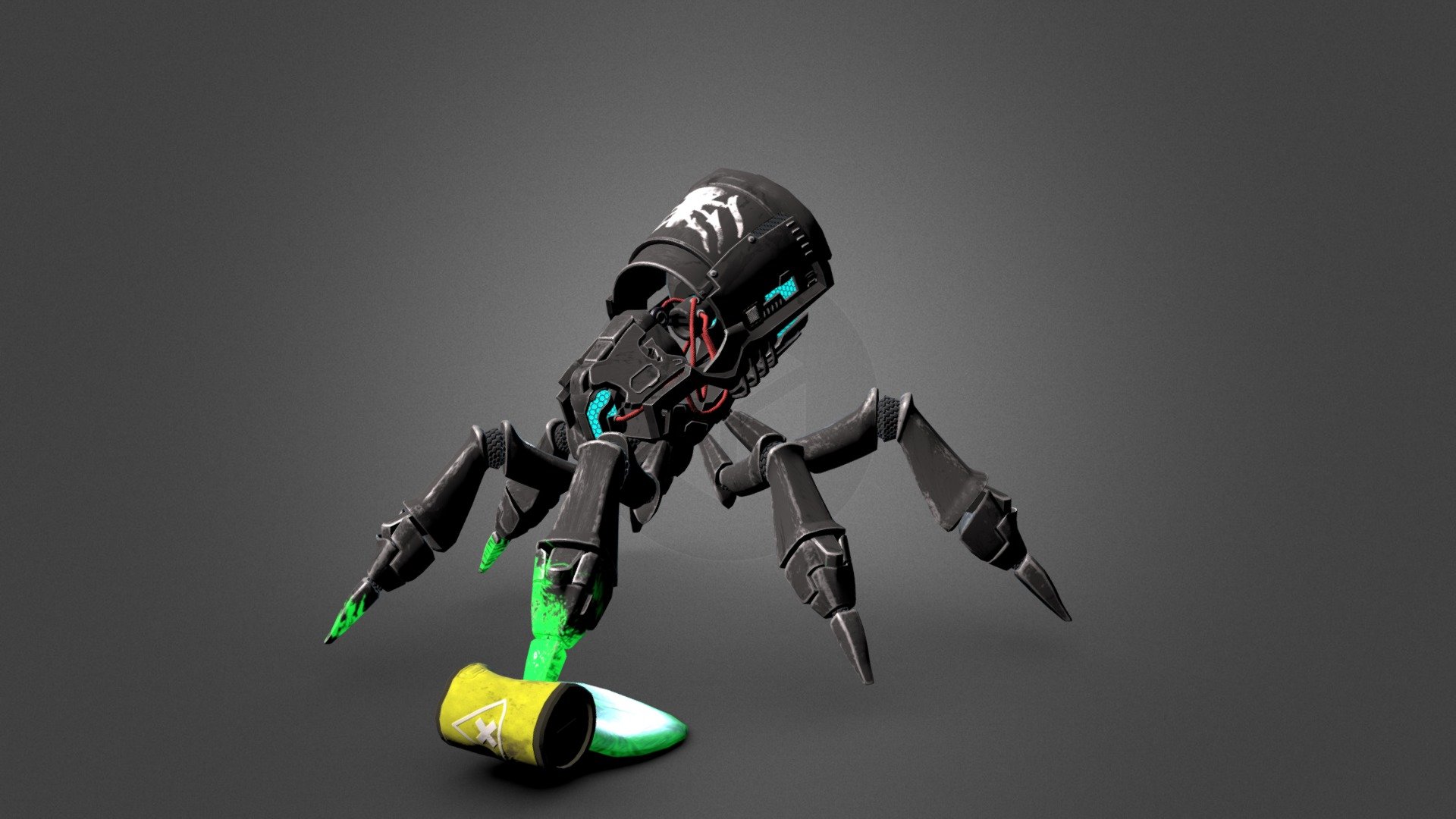 spider robot - 3D model by ozgurkaderoglu97 [d348db0] - Sketchfab