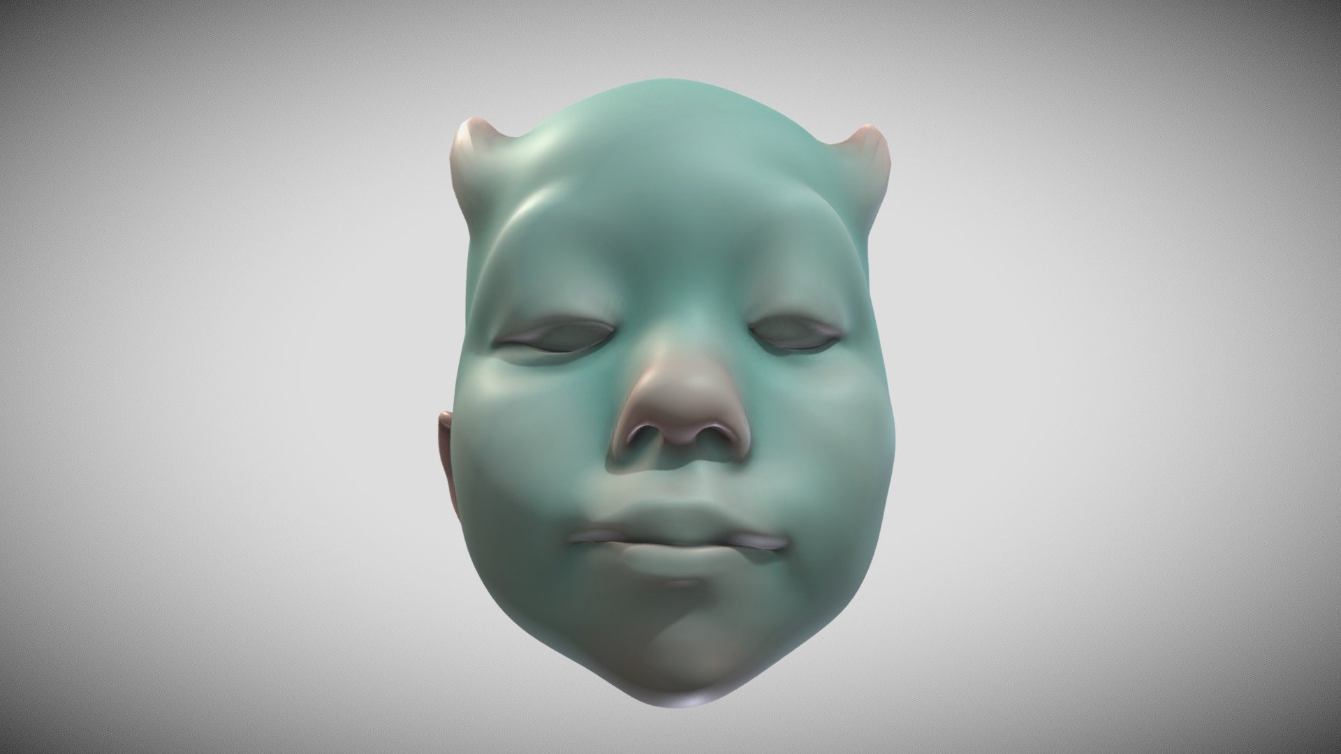 KeenTools Face Builder Test - GOD SUSHI - Download Free 3D model by ...
