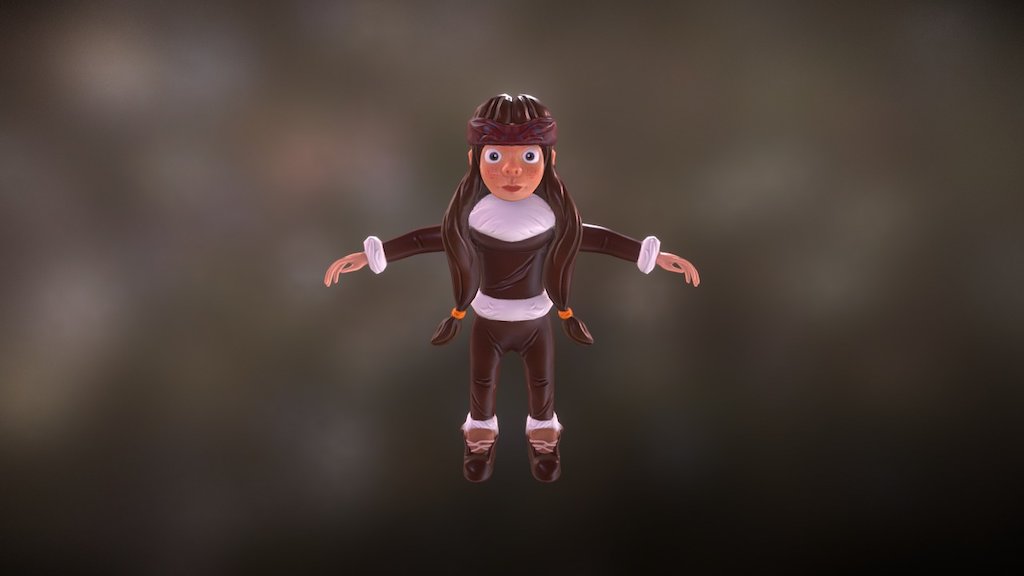 Eskimo Girl - Download Free 3D model by xwhn [d34bb43] - Sketchfab