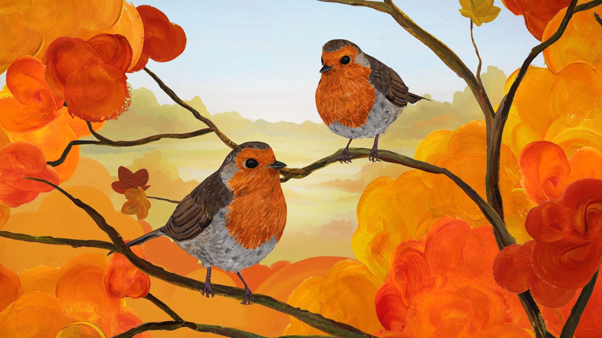 Painterly Birds - 3D model by PAYA-PAYA [d34e984] - Sketchfab