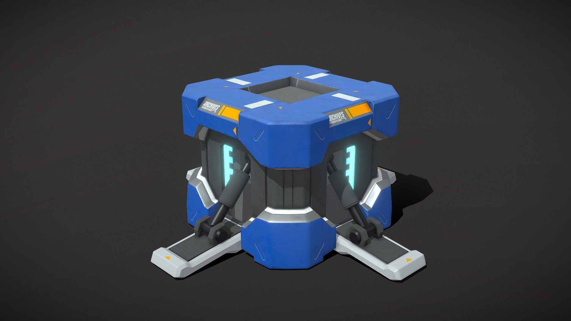 Overwatch LootBox - 3D model by Baymax000 [d351df5] - Sketchfab