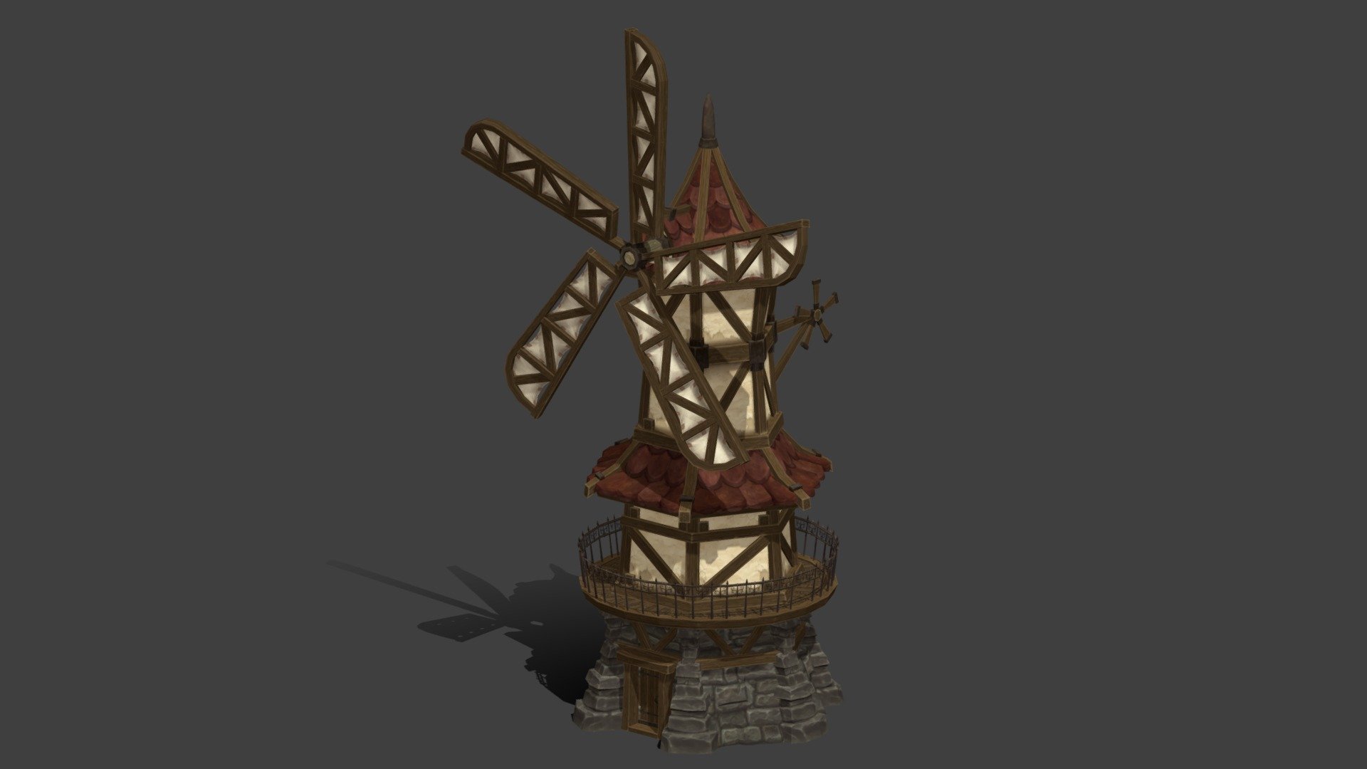 Windmill - Download Free 3D model by usmangill [d351e88] - Sketchfab