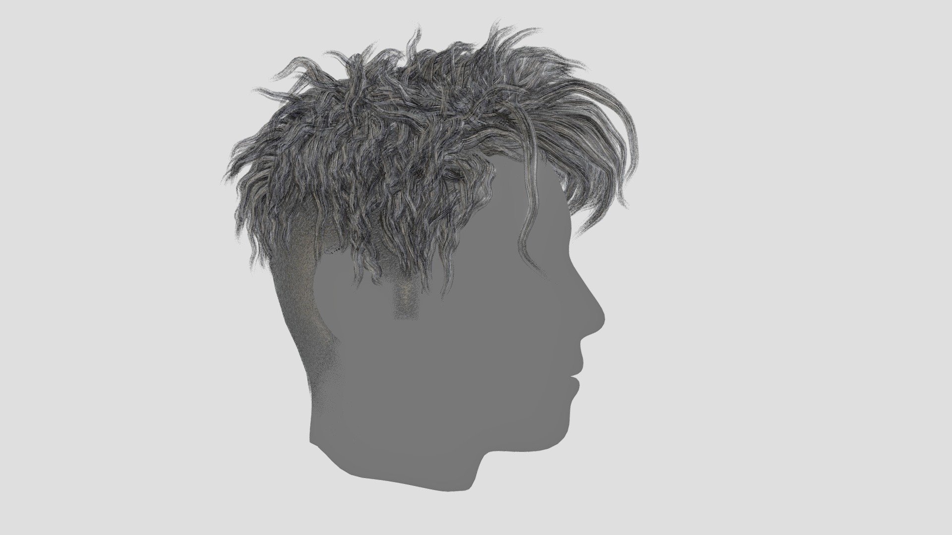 Cool & Messy Back Shaved (Mesh) - T4B compatible - Buy Royalty Free 3D ...