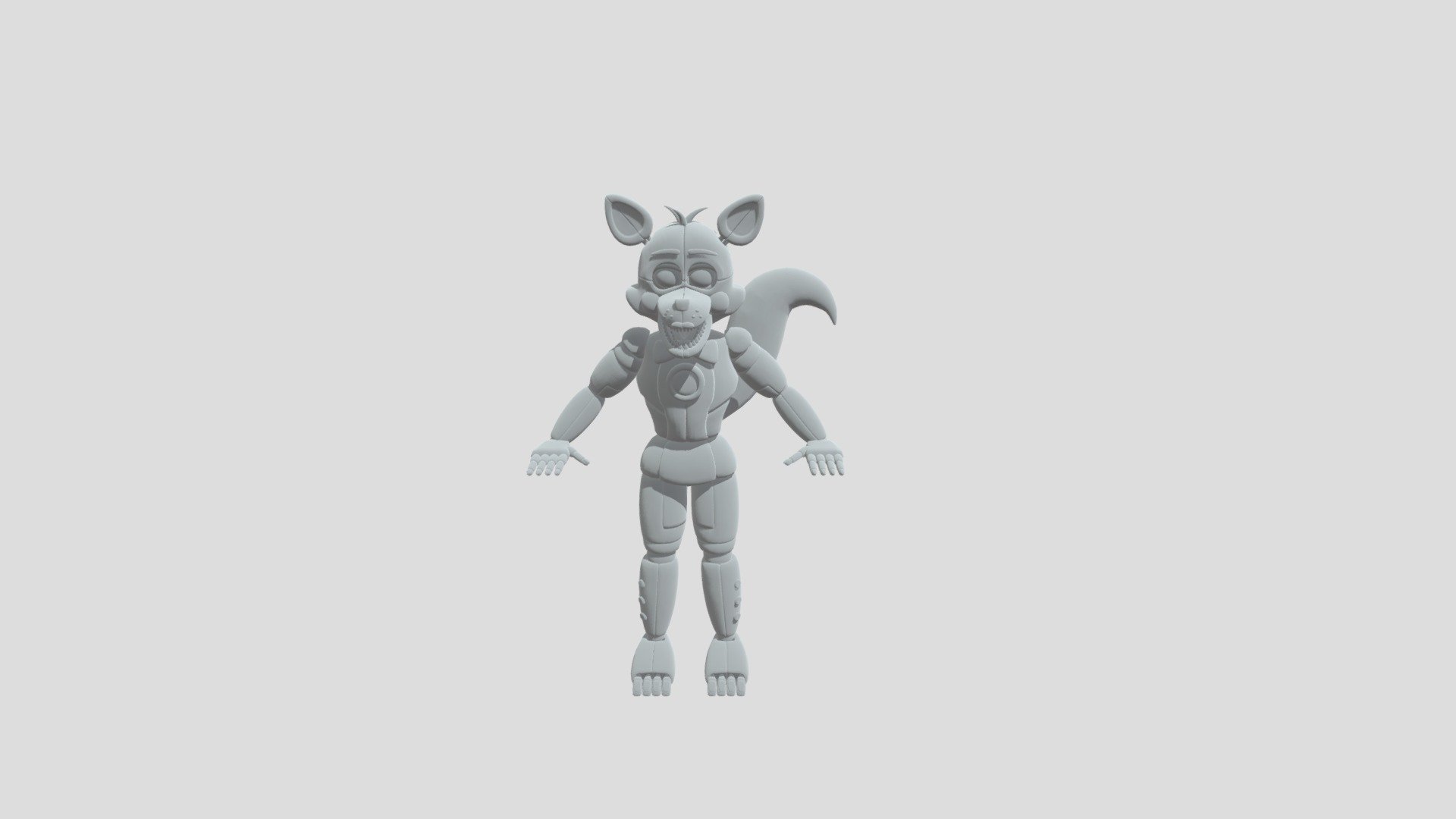 Funtime Foxy - 3D model by Bonbon (@fnafteamslazer) [d3569f3] - Sketchfab