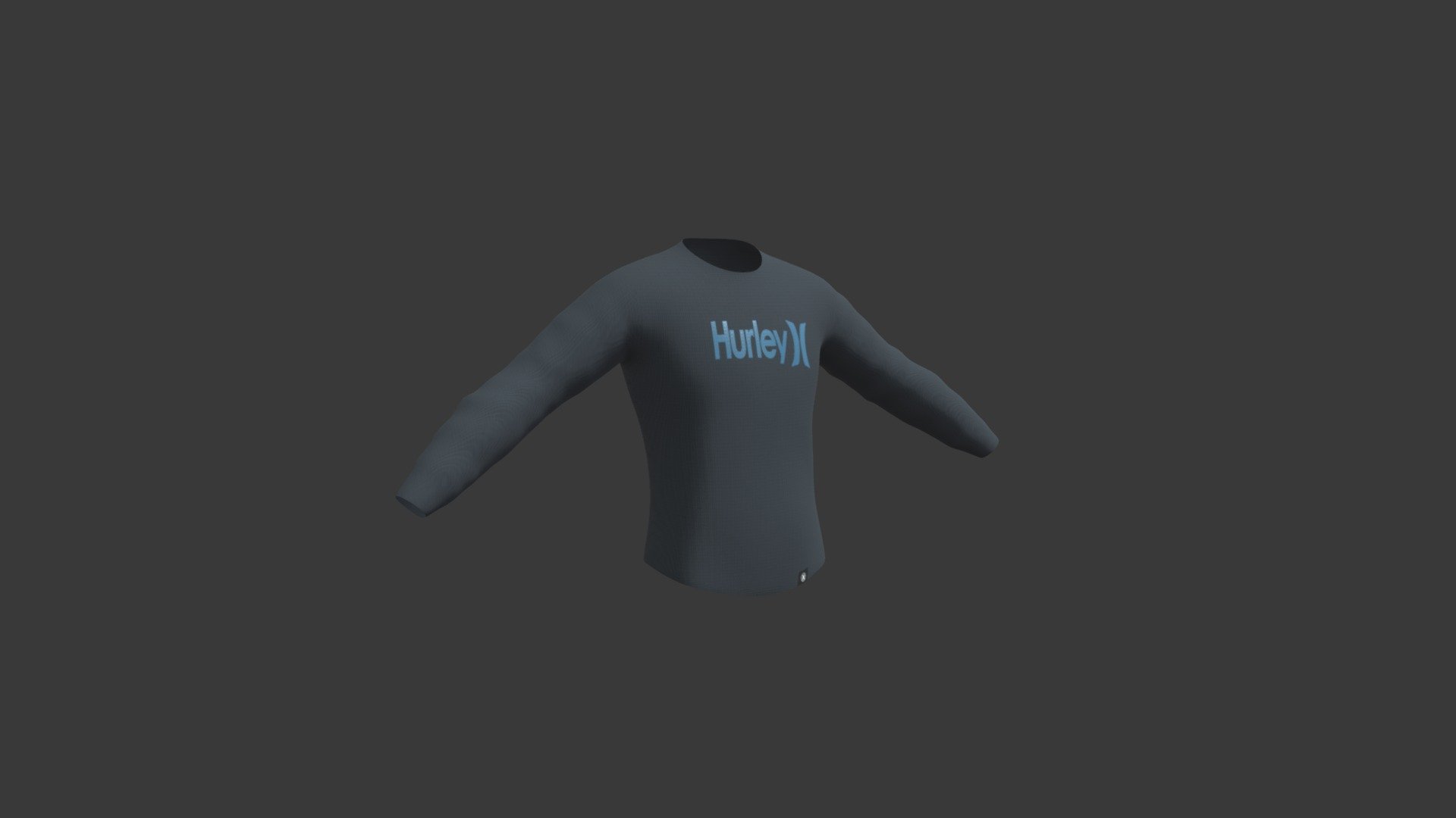 Hurley Long Sleeve - 3D model by JosefBethea [d35758b] - Sketchfab