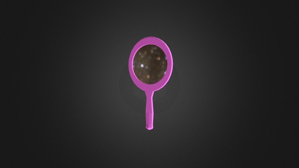 30 day 3D Challenge - Day 18 - hand mirror - 3D model by Ákos (@Yzahkin ...