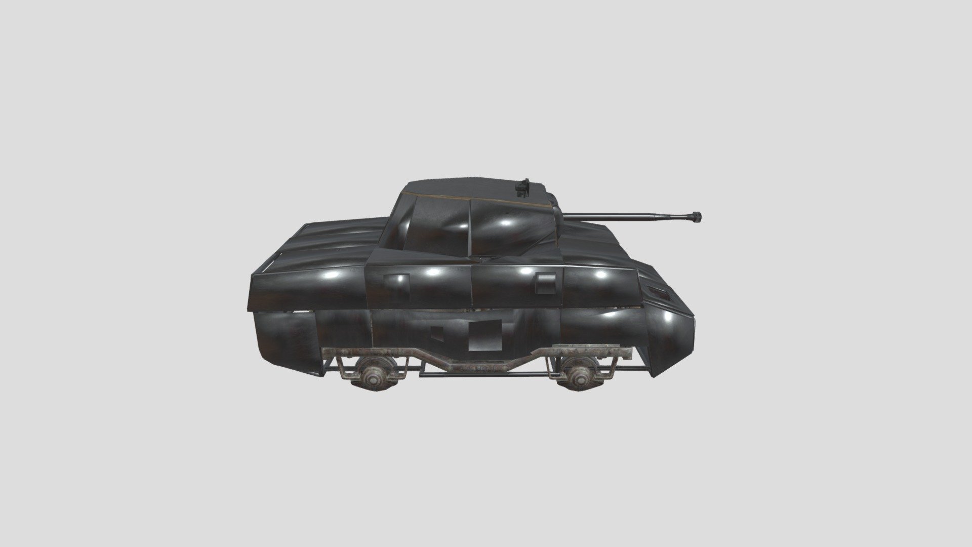 Panzer train tank - Download Free 3D model by Sorkus [d359f58] - Sketchfab