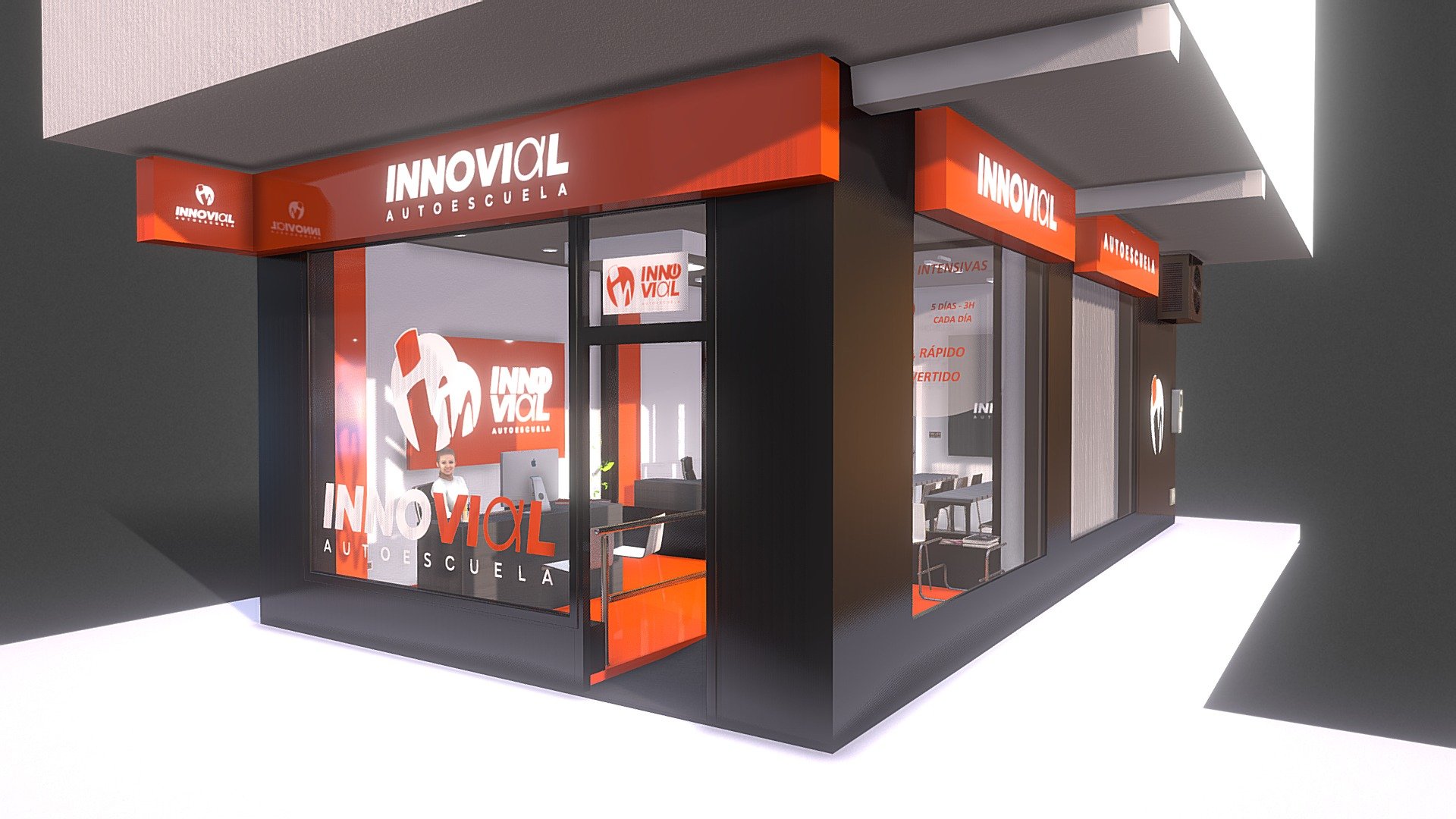 Autoescuela Innovial | WIP - 3D model by Low Poly Models ...