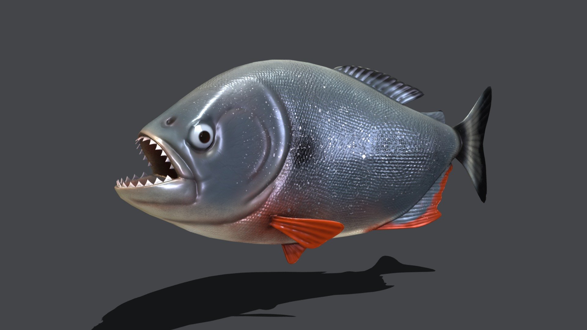 Piranha - 3D model by Cayo.Carvalho [d35c563] - Sketchfab