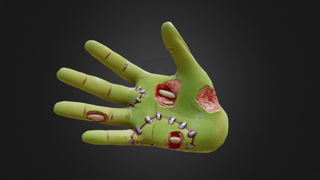 Zombie Hand - 3D model by zulubo [d35c7b7] - Sketchfab