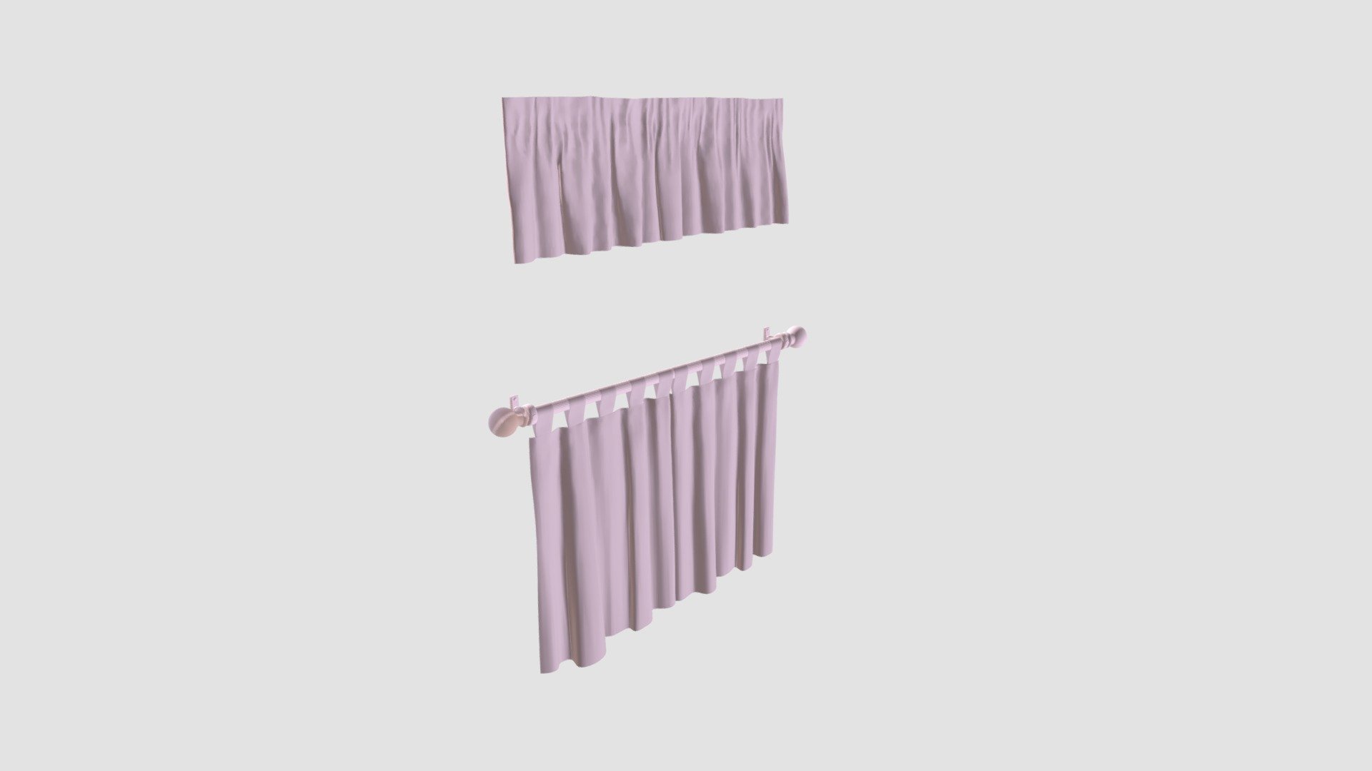 curtain - Buy Royalty Free 3D model by Evermotion [d35cde7] - Sketchfab ...
