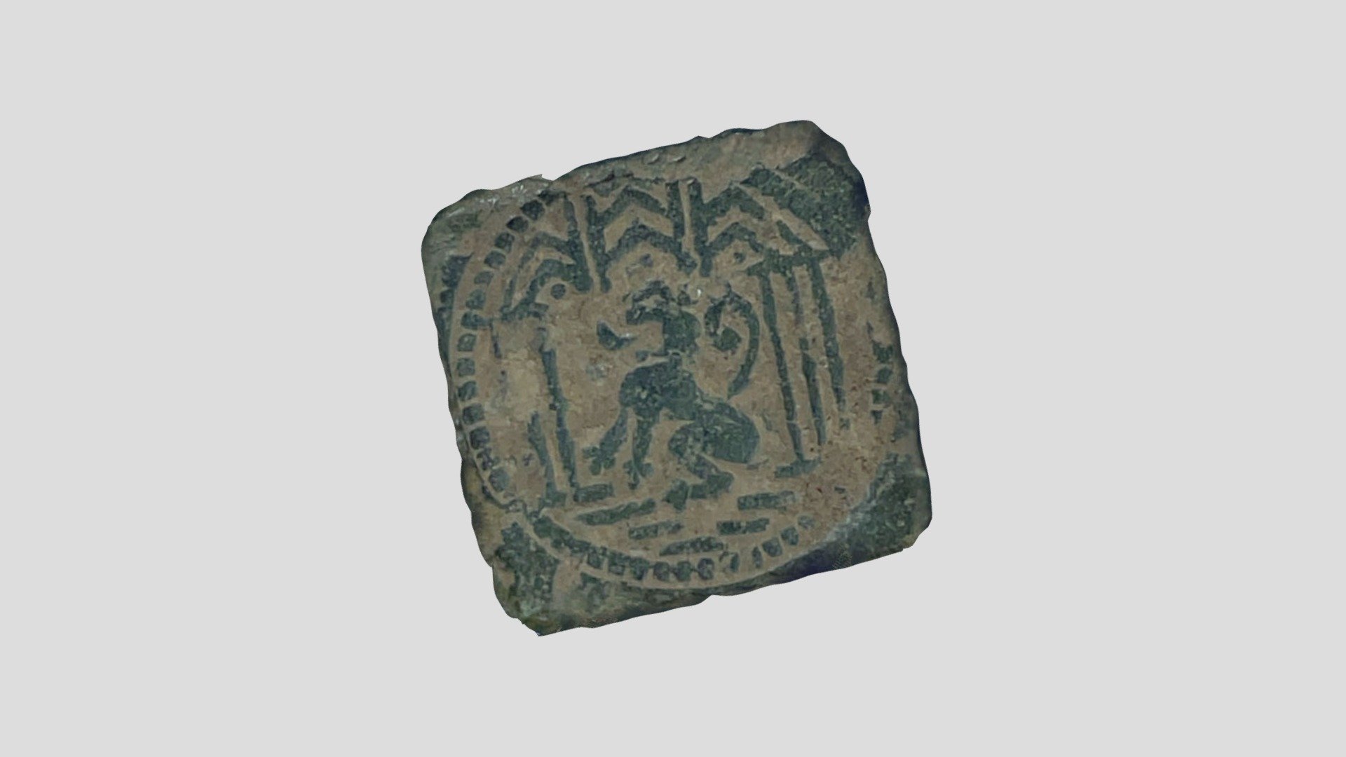 Waw-5351e5 - Medieval Coin Weight - Download Free 3D model by ...