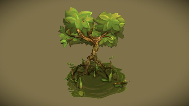Mangrove-tree 3D models - Sketchfab