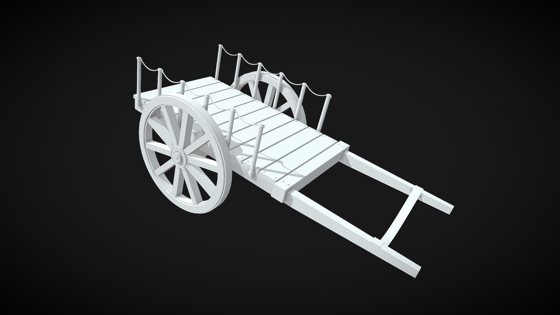 Cart - 3D model by ArisaK [d35dc83] - Sketchfab