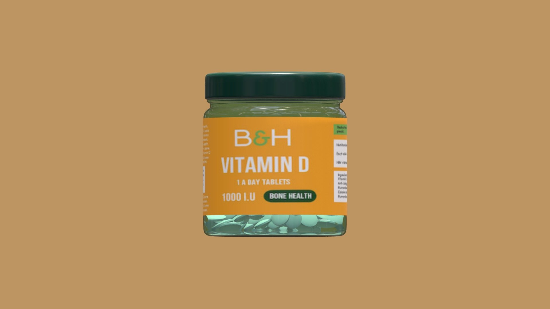 Vitamin D bottle - Download Free 3D model by CatSneezeStudio [d35f802 ...
