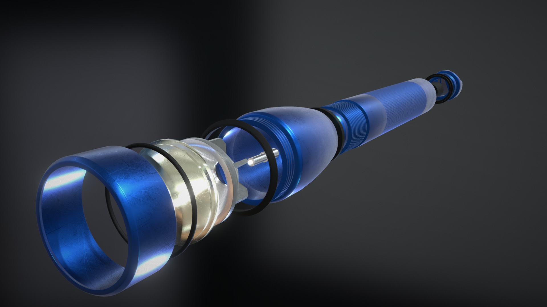 MagLite - exploded view - Download Free 3D model by Loïc Norgeot ...