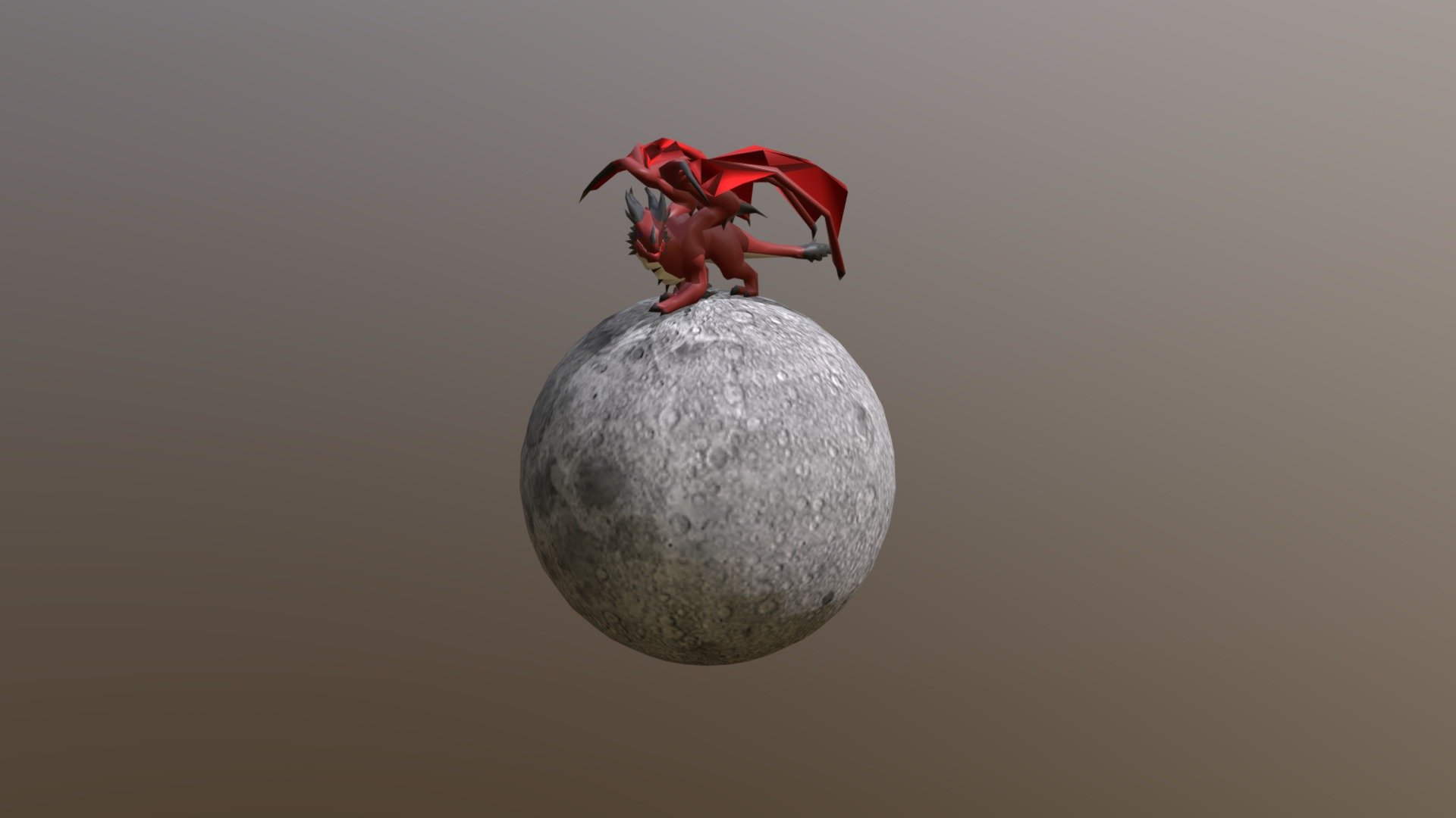 Lula The Moon Dragon - 3D model by yardofearth [d3630ea] - Sketchfab