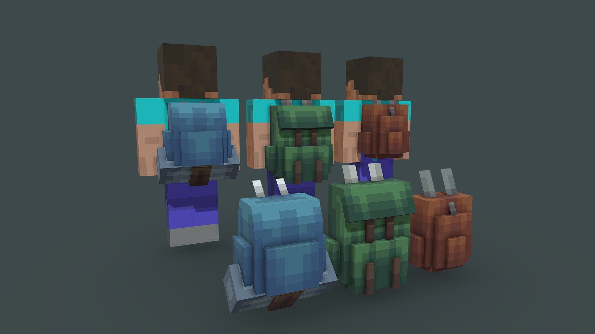 BackPack Pack - 3D model by BuMa Studio (@BuMaStudios) [d363352 ...