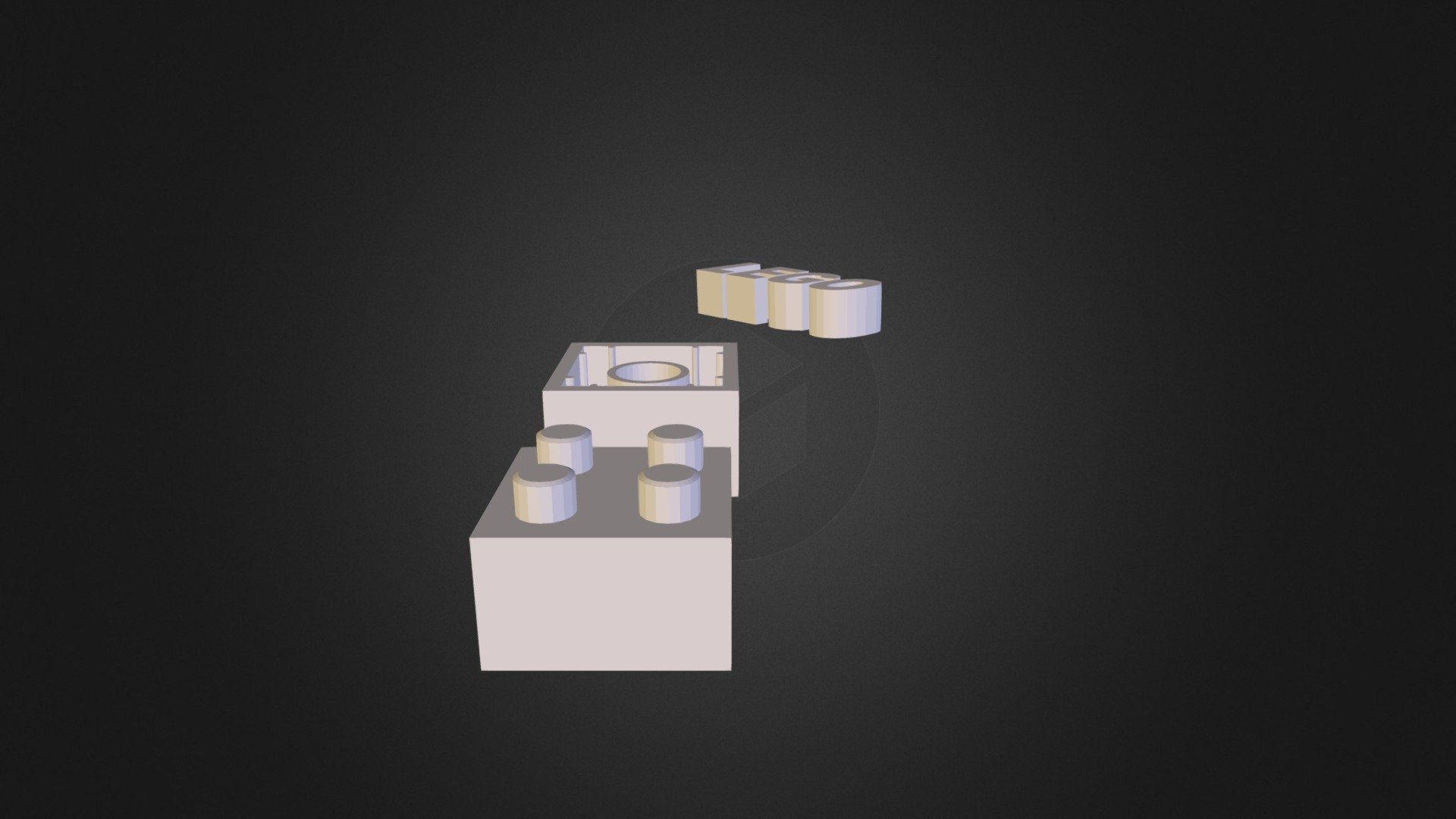 Lego - Block #1 - 3D model by 3dindustries [d363b35] - Sketchfab