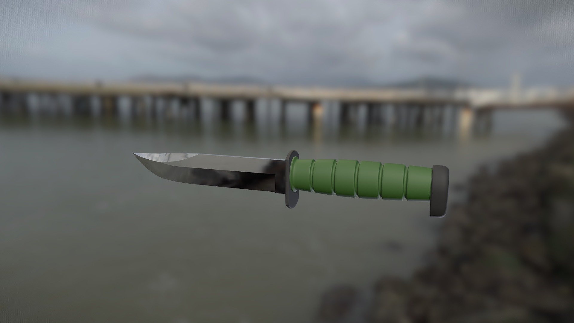 Combat Knife - 3D model by Thracianus [d363cae] - Sketchfab