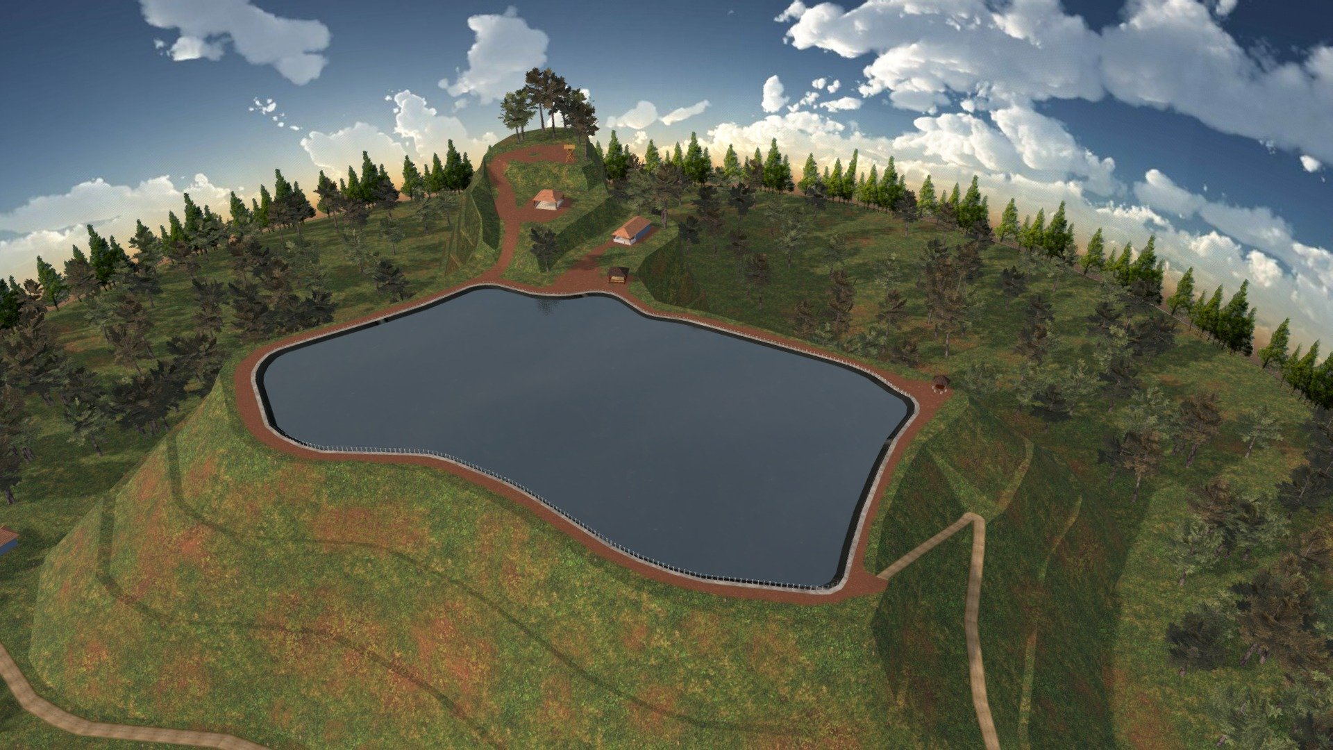[WORK] Embung Nglanggeran - 3D model by Lil Boneng (@mangodemon ...