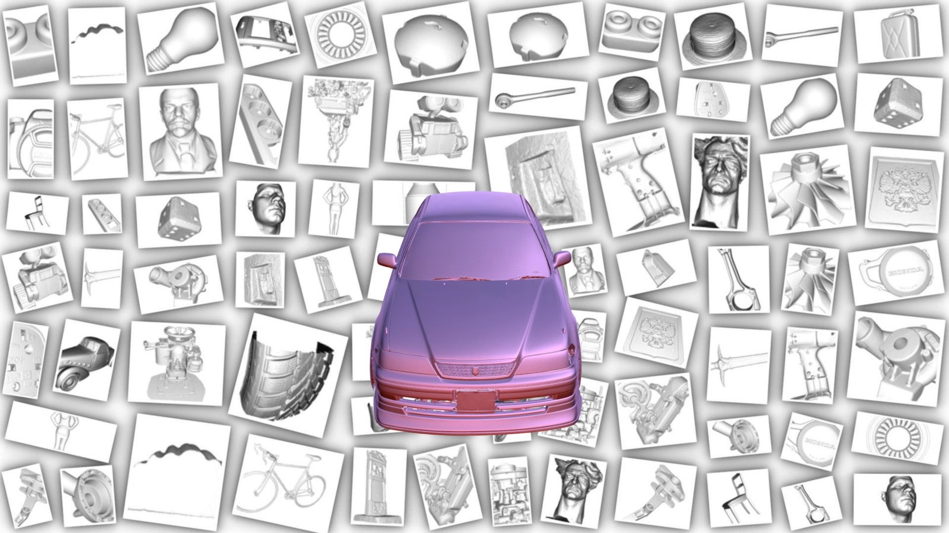 Toyota Mark 2 3d Scan Data - 3D model by CAD-LAB (@3dscaning) [d366559 ...
