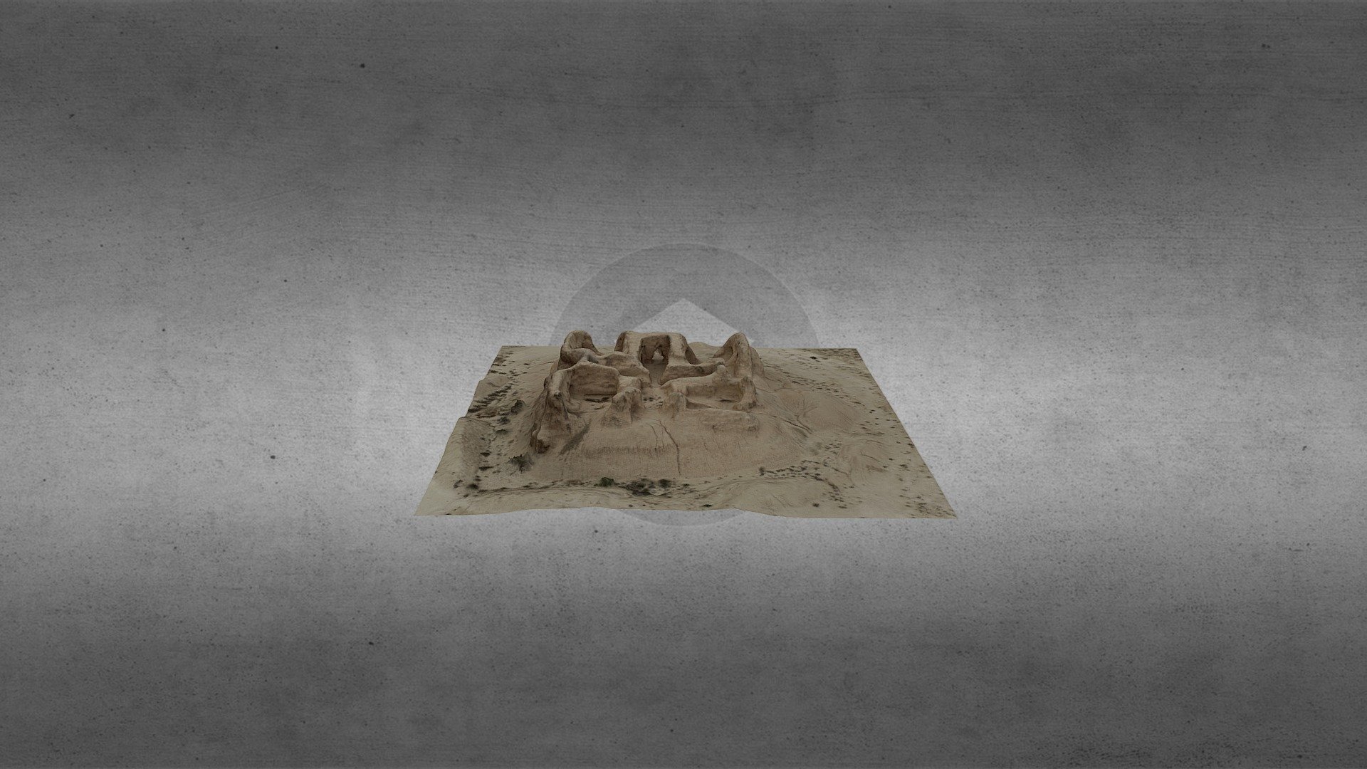 Temple Babish-Mulla 2 - 3D model by Margulan Institute of Archaeology ...