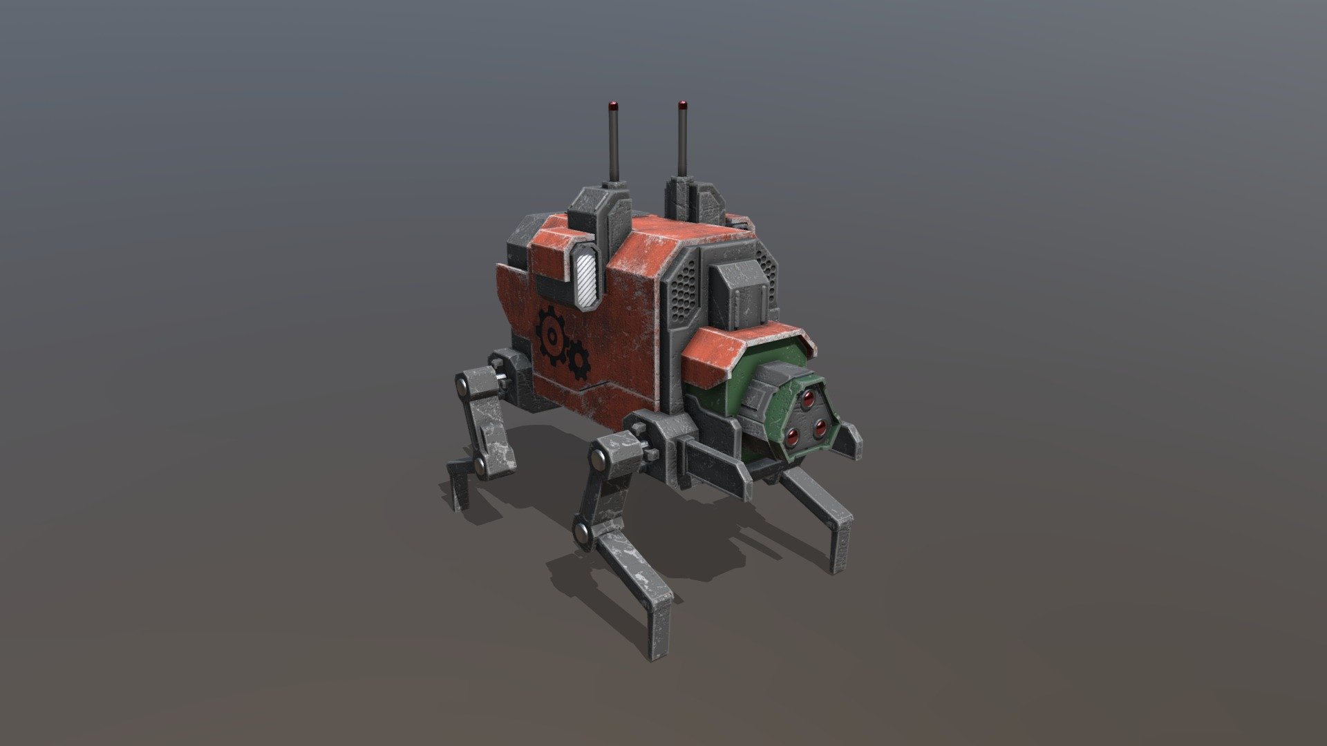 Robotic Animal - Download Free 3D model by igor.tesV [d36aed1] - Sketchfab