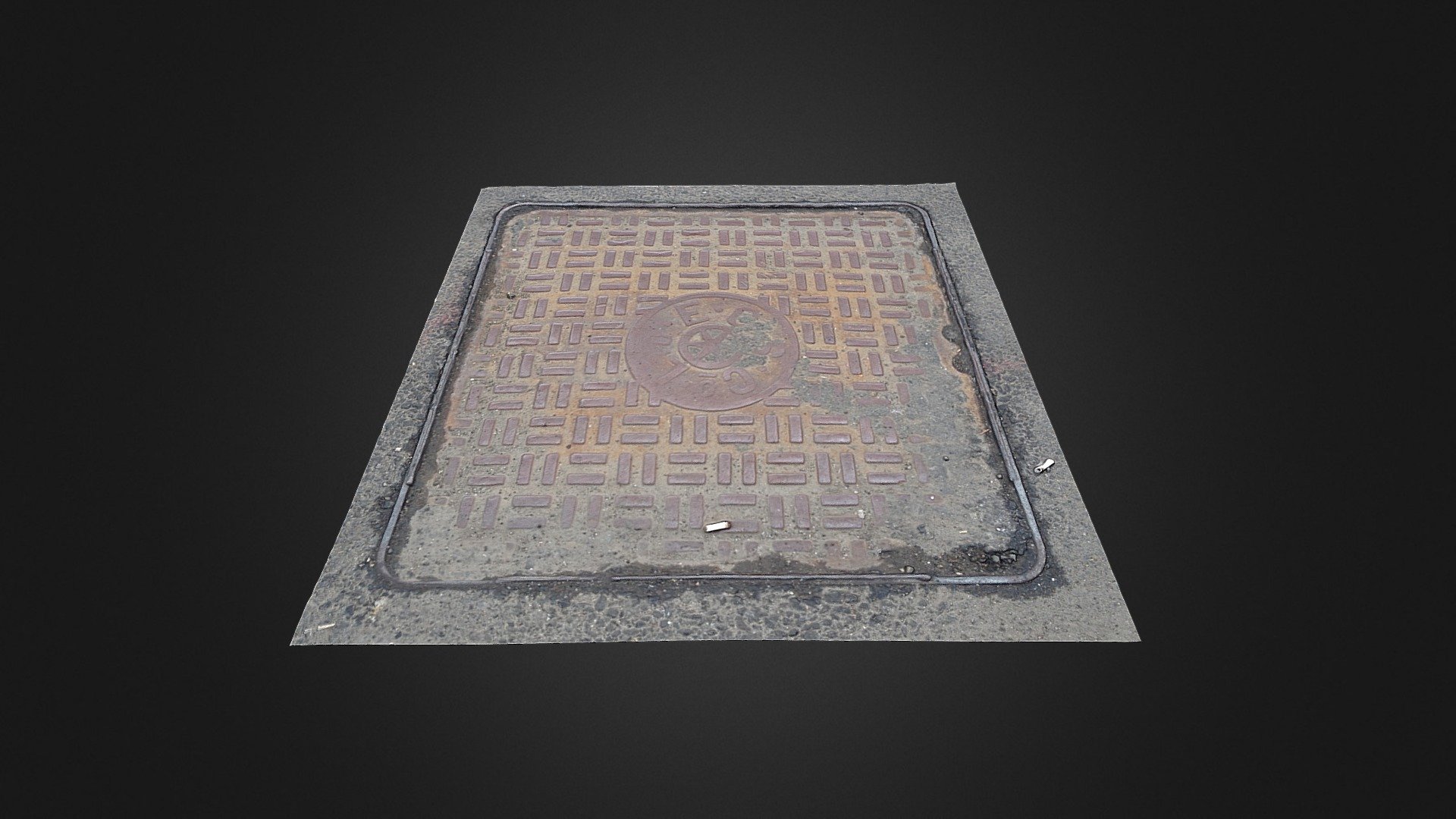 Square Manhole Cover #3DST37 - Download Free 3D model by James [d36b497 ...