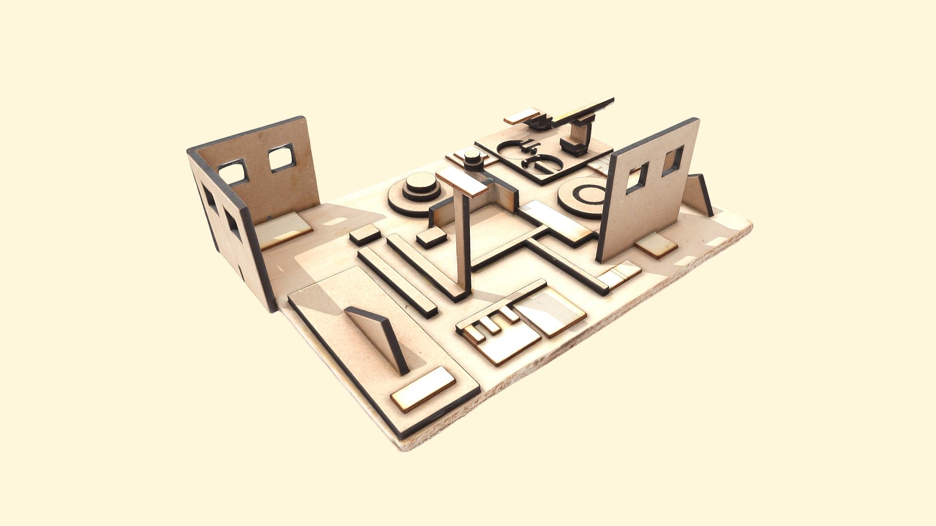 Lasercut Object - 3D model by MichaelCamiloSaari [d36ba7d] - Sketchfab