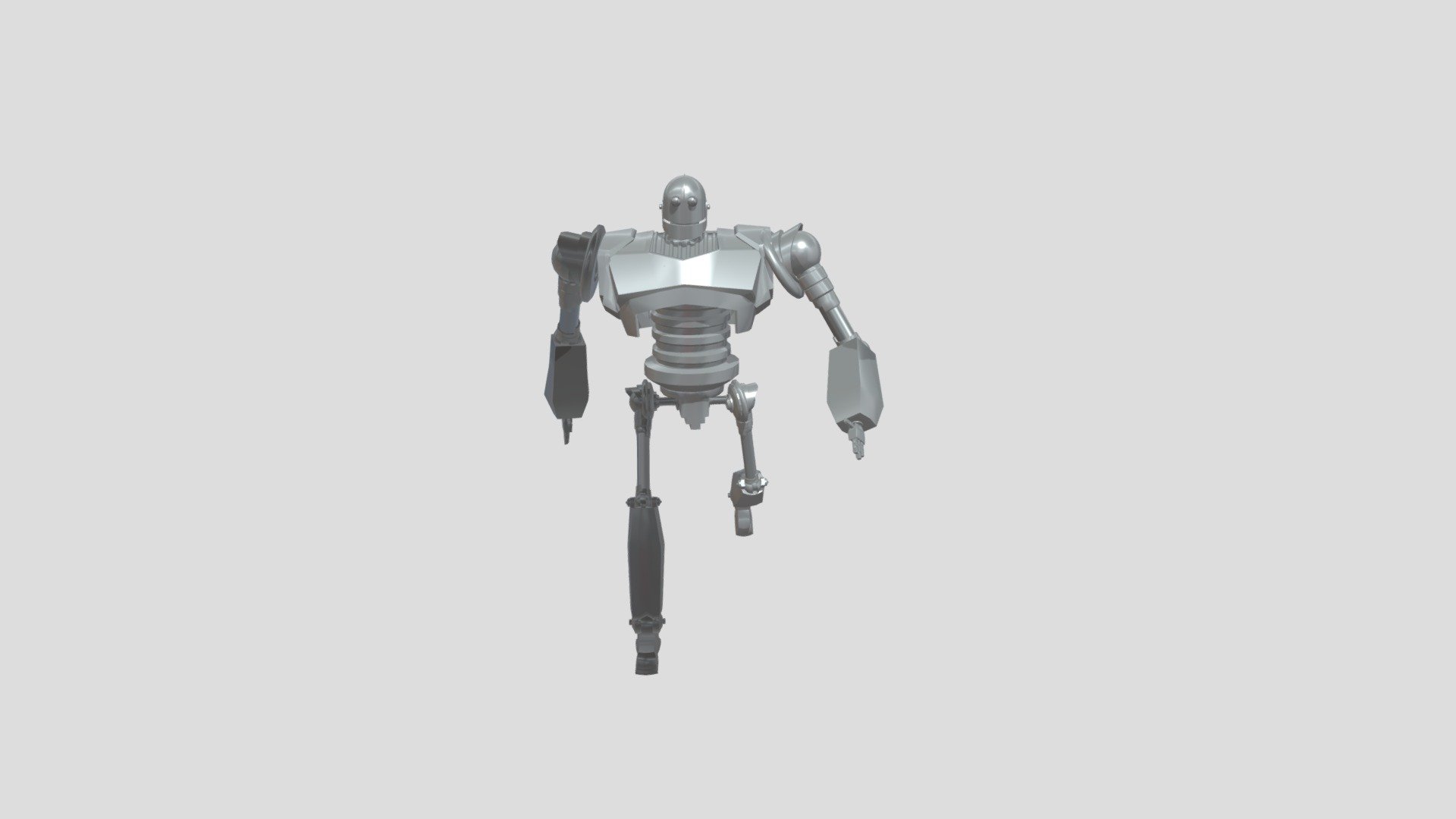 Iron Giant Model - 3D model by okvegetable [d36f9ec] - Sketchfab