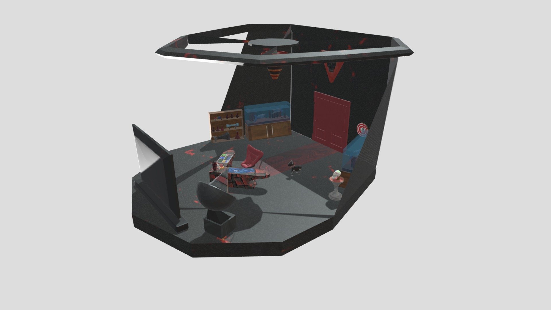 Villain's Lair - 3D model by Evergreentree [d36fee6] - Sketchfab