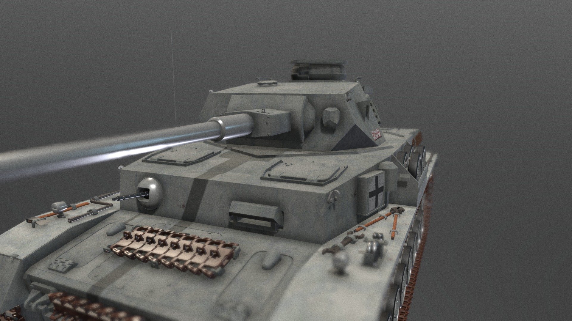 Panzer IV H ( Ohne Schürtzen ) - Download Free 3D model by ...