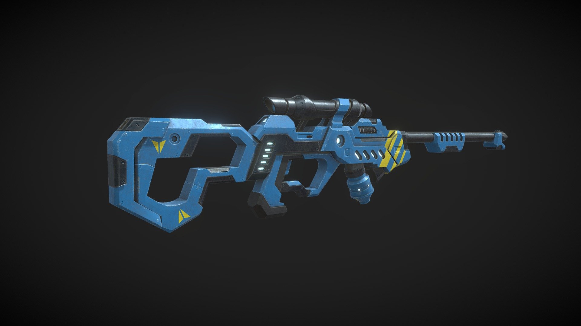 Fusil-low-poly - 3D model by a.brus [d3718aa] - Sketchfab