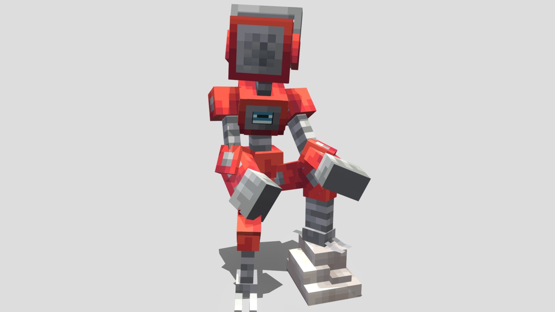 Boom Bot - 3D model by that0n3dumbass [d371c16] - Sketchfab