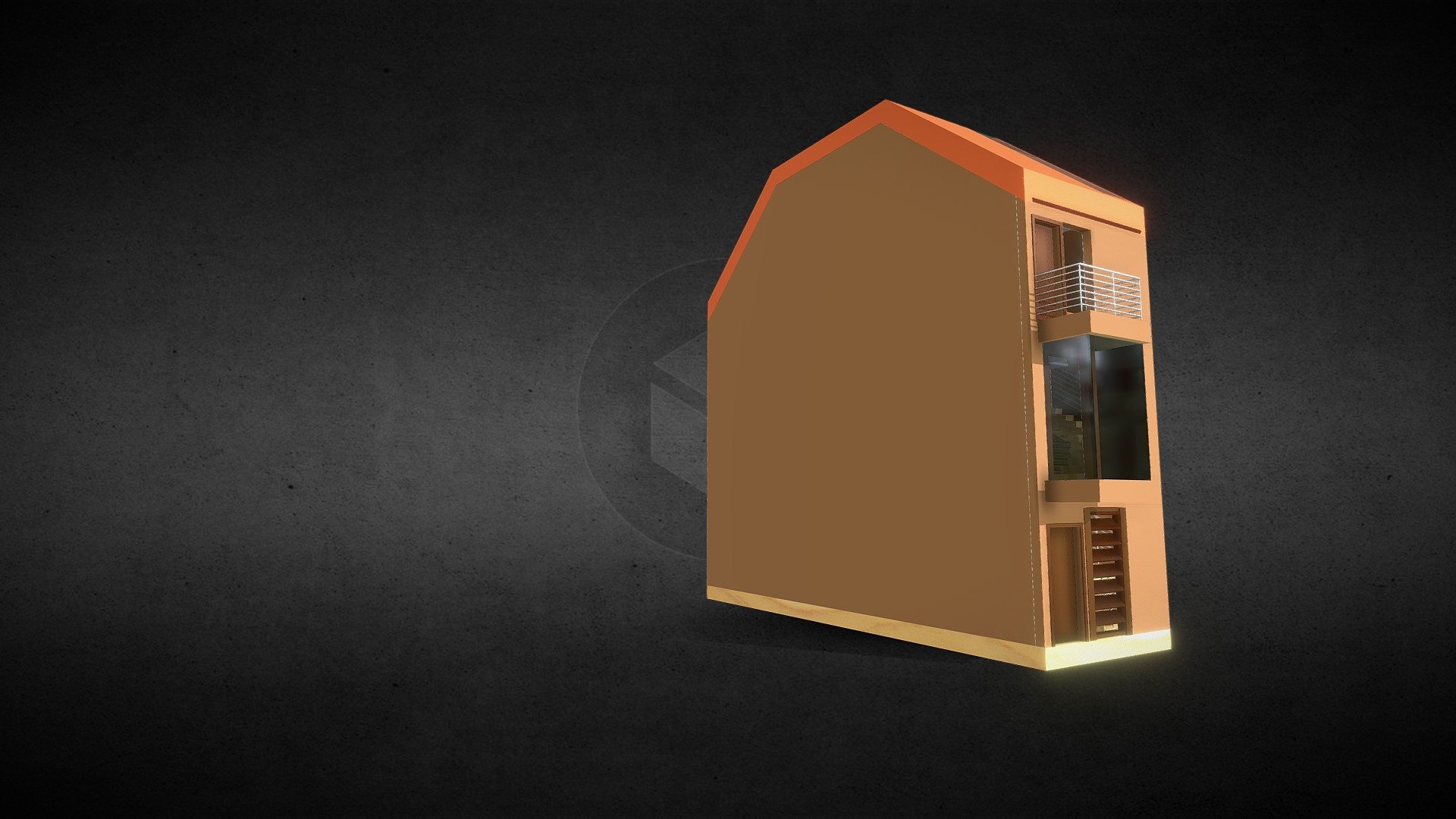Atrium Loft Apartment - Download Free 3D model by VertaScan [d37219b ...