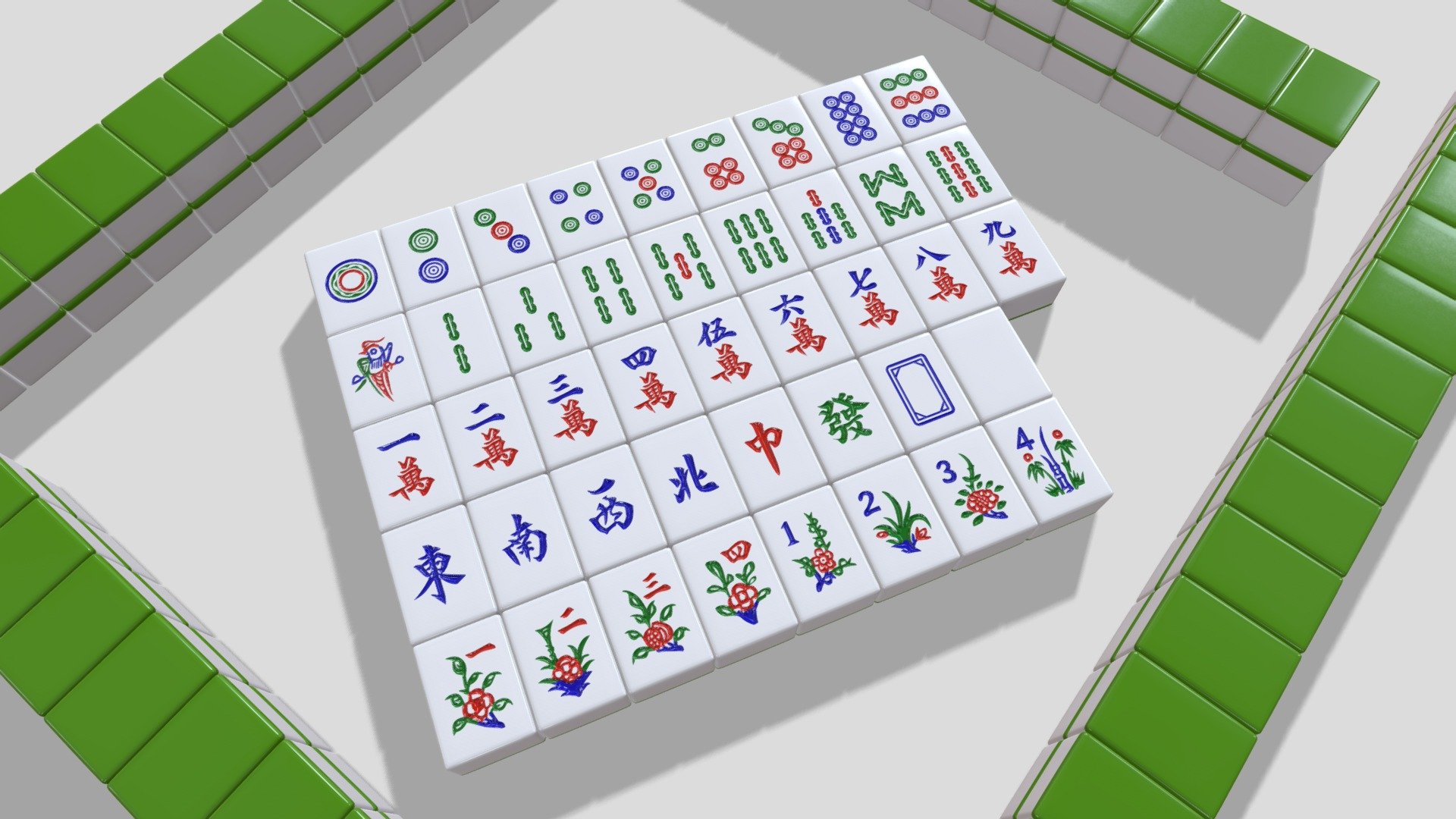 Mahjong - 3D model by Strife Lim (Lim Kah Wei) (@strifelim) [d3728fe ...