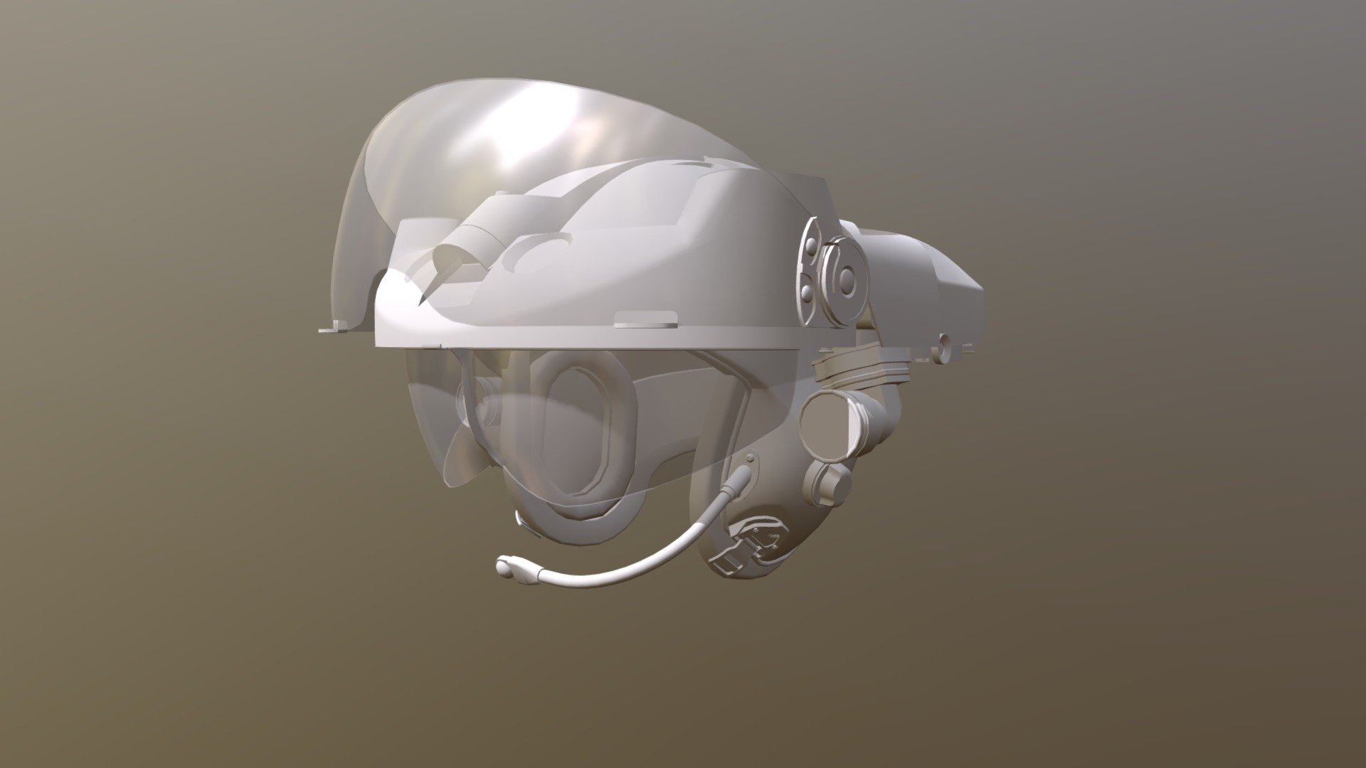Thales Top Owl Helmet - 3D model by Mendicantes [d3734b3] - Sketchfab
