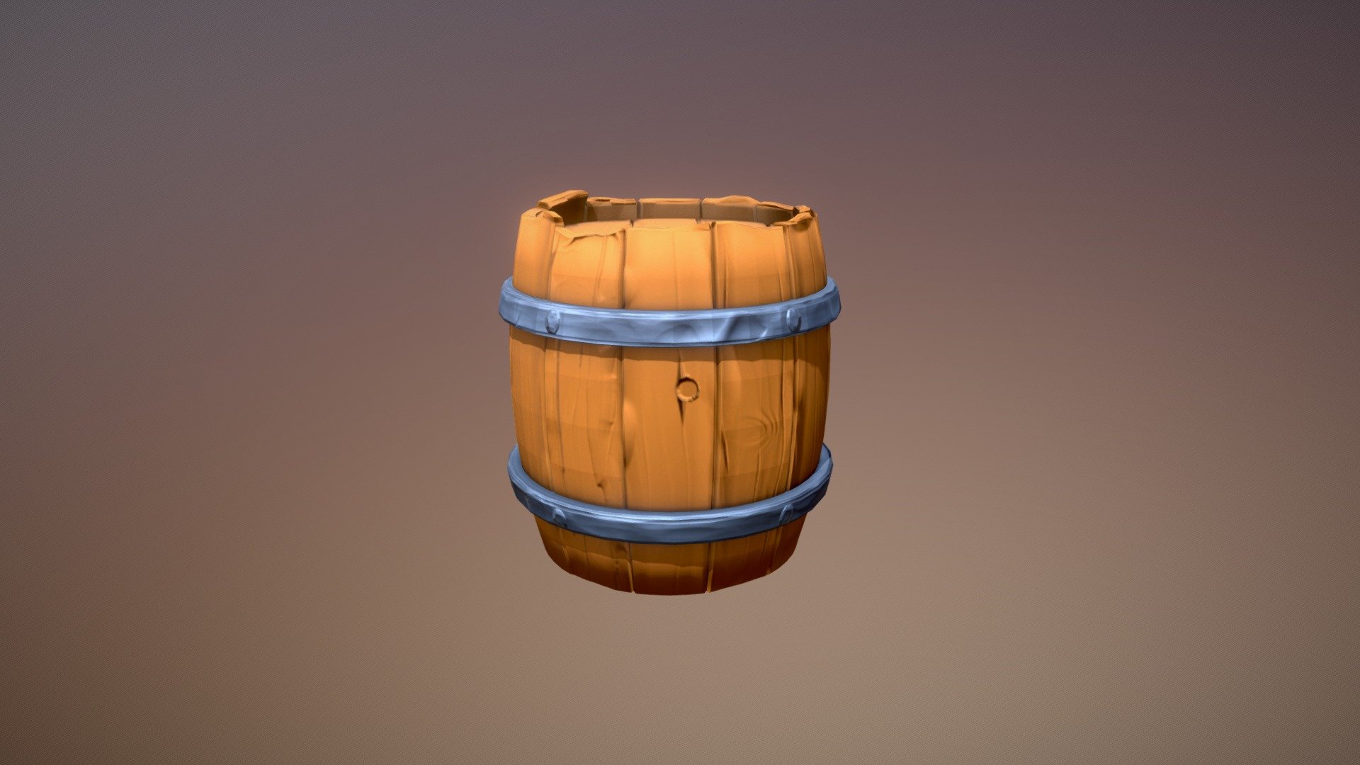 Stylized Barrel - Download Free 3D model by talissonbento [d376010 ...