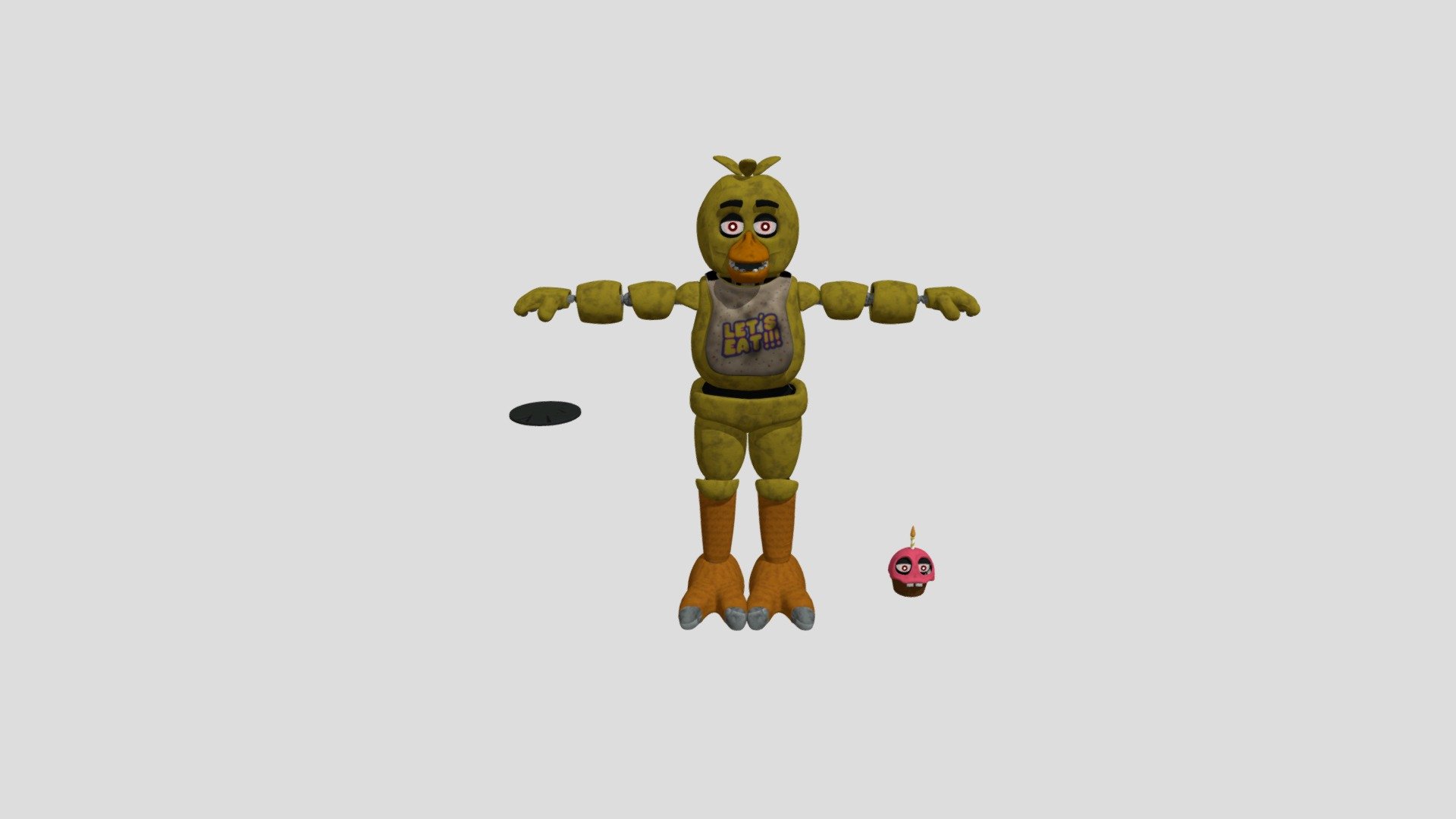 Movie Chica FNAFSFM1 - Download Free 3D model by kamdezbroz [d376097 ...