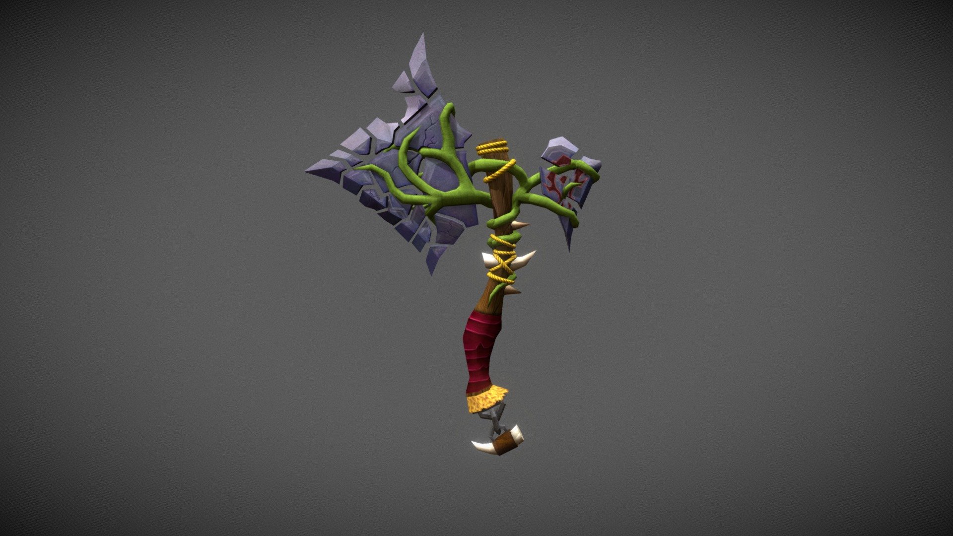 Lifebinder, Earth's Wrath - Game Art Weapon - 3D model by JarnoVR ...