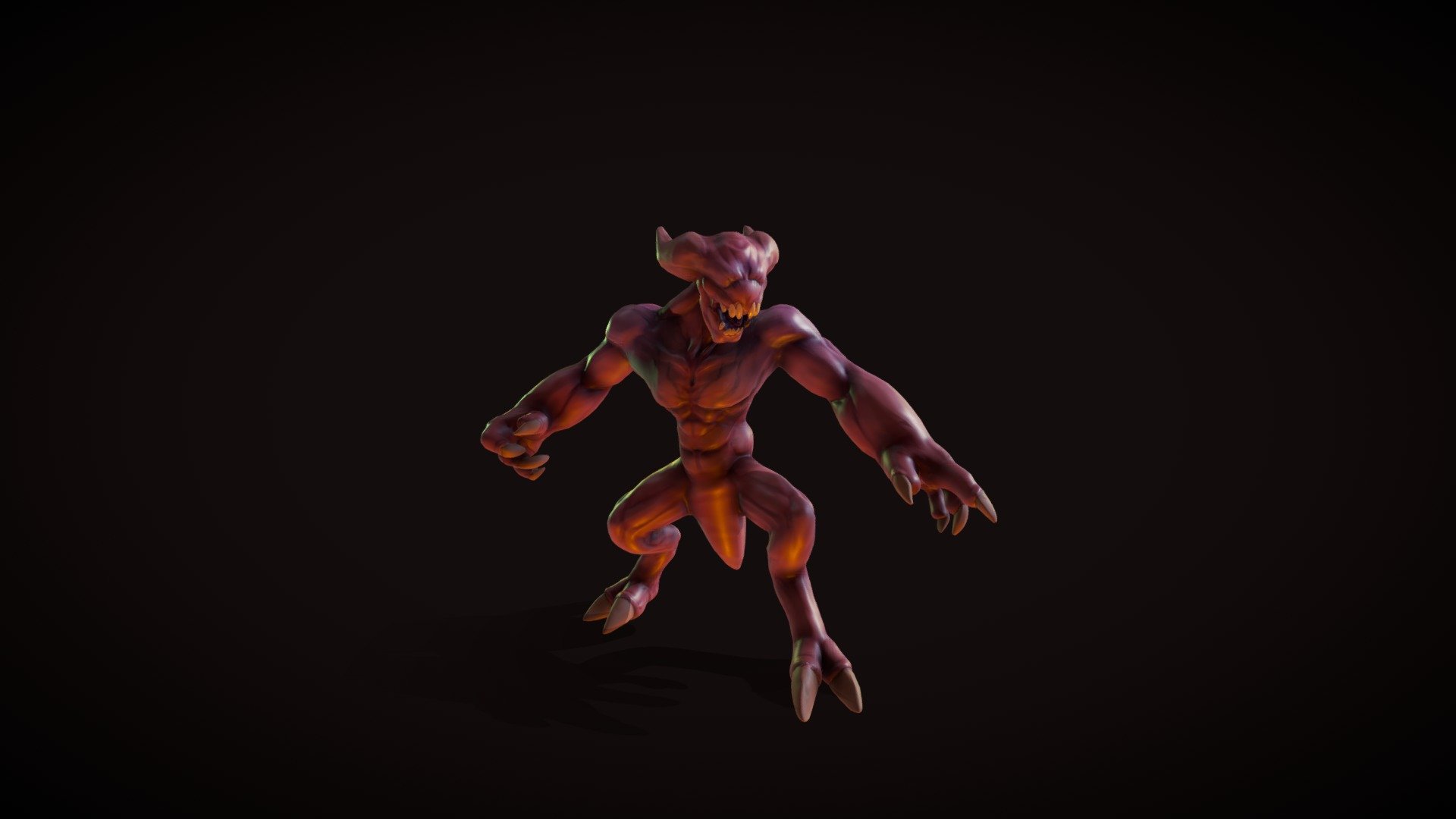 demon_Standing Taunt Battlecry - 3D model by john.mcfaddenfinlayson ...