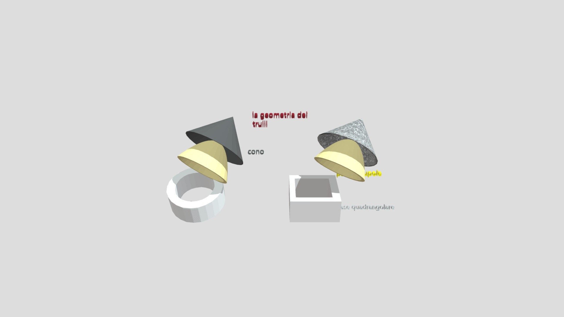 Trulli Geometria - 3D model by A M Triggiano (@sitivariabili) [d377b84 ...