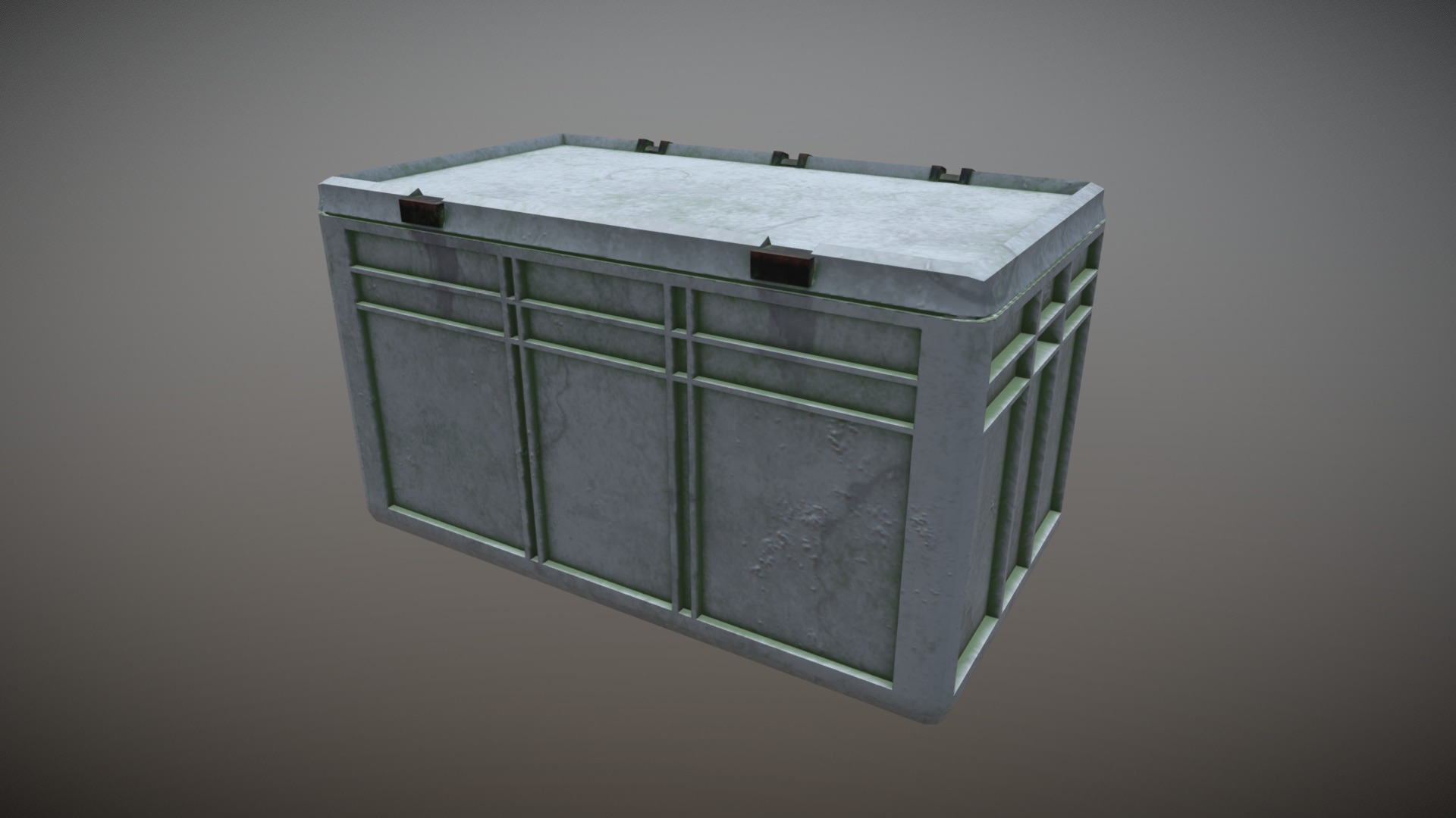 Ocean Damaged Crate - 3D model by STRAWBERRY CHEETAH ...